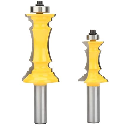 2pcs Crown Molding Router Bit 1/2 Inch Shank Router Bit Woodworking ...