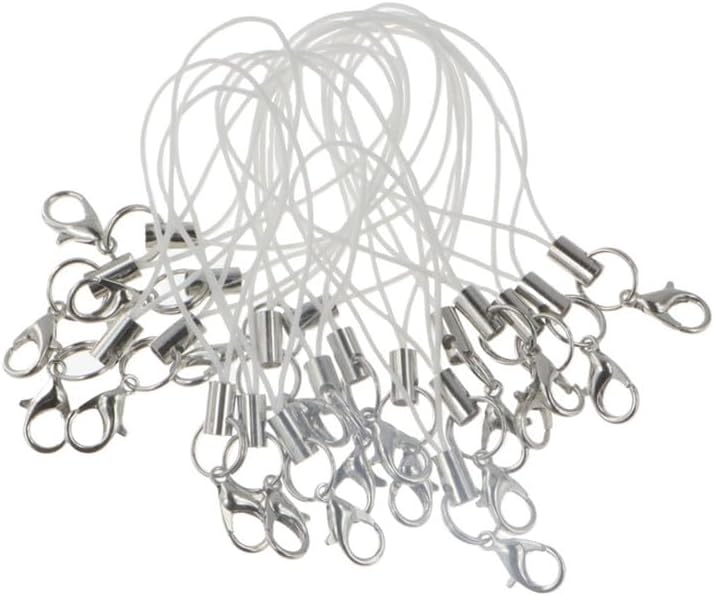 Amazon.com: 20 Pcs Universal Lobster Clasp Strap Charm Cords Lariat ...