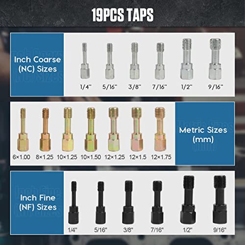 Snapklik.com : Thread Chaser Set 42Pcs Thread Repair Kit Rethreading ...