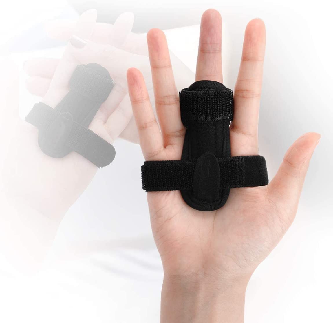 Doeplex Finger Brace for Right/Left Hand Stabilizing Support for ...