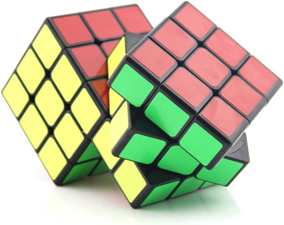 Buy Tropibed 3×3×3 Siamese Cube Conjoined 3×3 Bandaged Speed Cube Brain ...