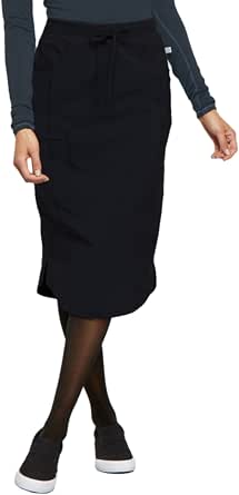 Cherokee Infinity Drawstring Cargo Scrub Skirt for Women, 5 Pockets ...