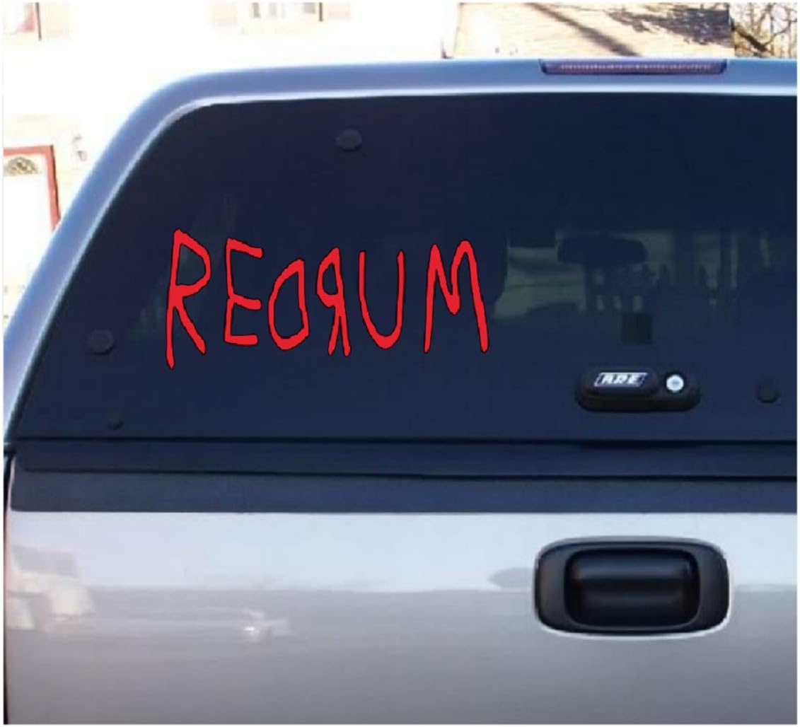 Amazon.com: Redrum Decal Murder The Shining Movie Vinyl Decal Bumper ...