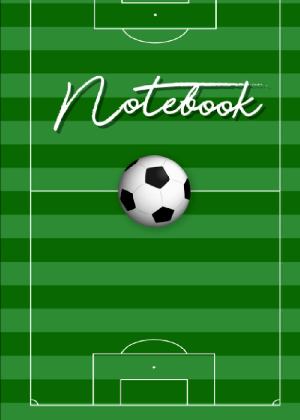 Football Notebook: Pitch Diagrams And Line Notes Journal Diary Match ...