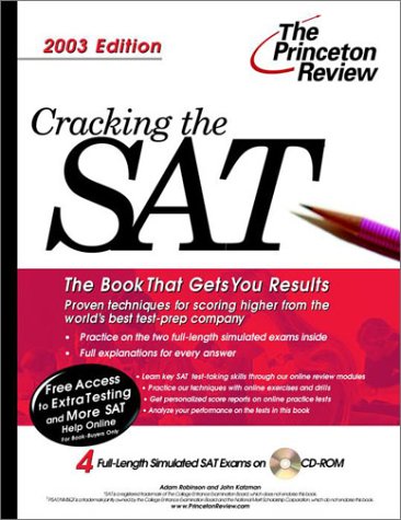 Cracking the SAT with Sample Tests on CD-ROM, 2003 Edition (College ...