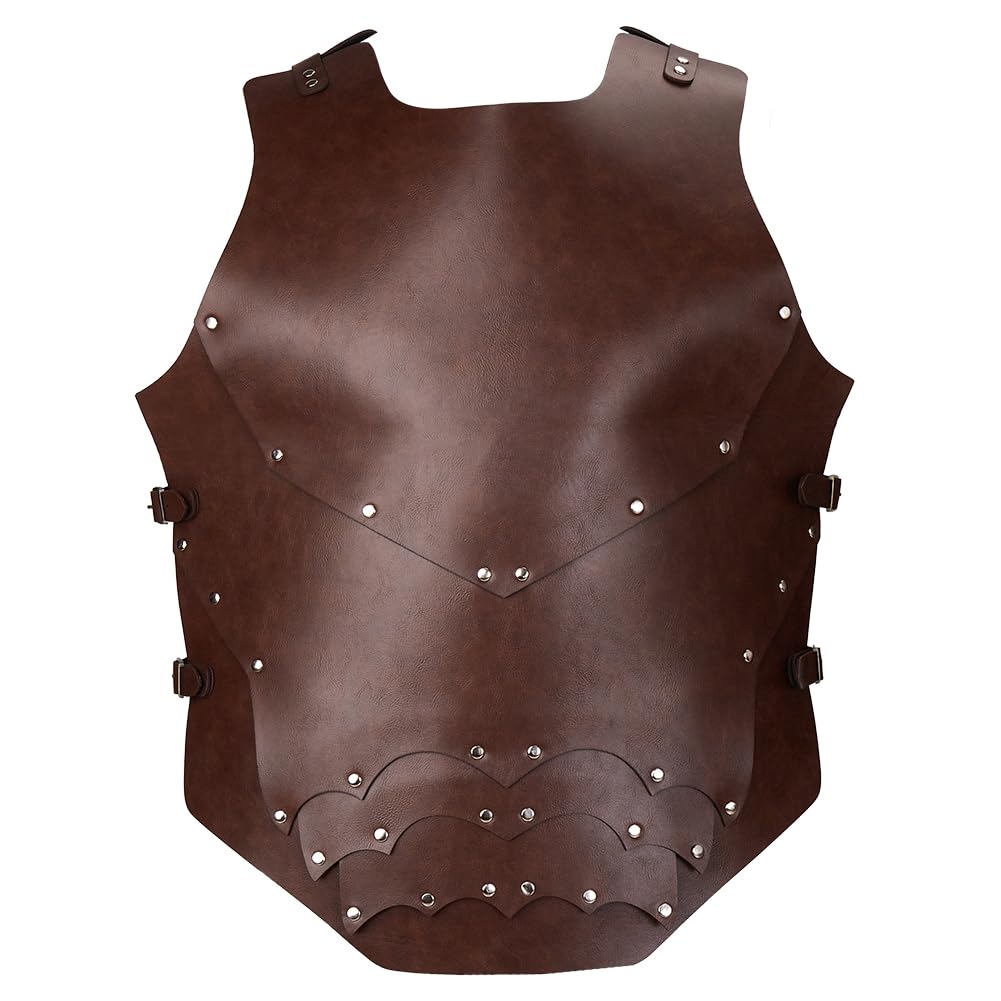 Amazon.com: GORGECRAFT Medieval Faux Leather Warrior Chest Armor Retro ...