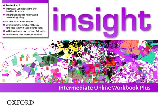 insight: Intermediate: Online Workbook Plus - Card with Access Code ...