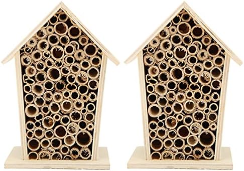 Amazon.com: Alvinlite Mason Bee House - Handmade Natural Bamboo Bee ...