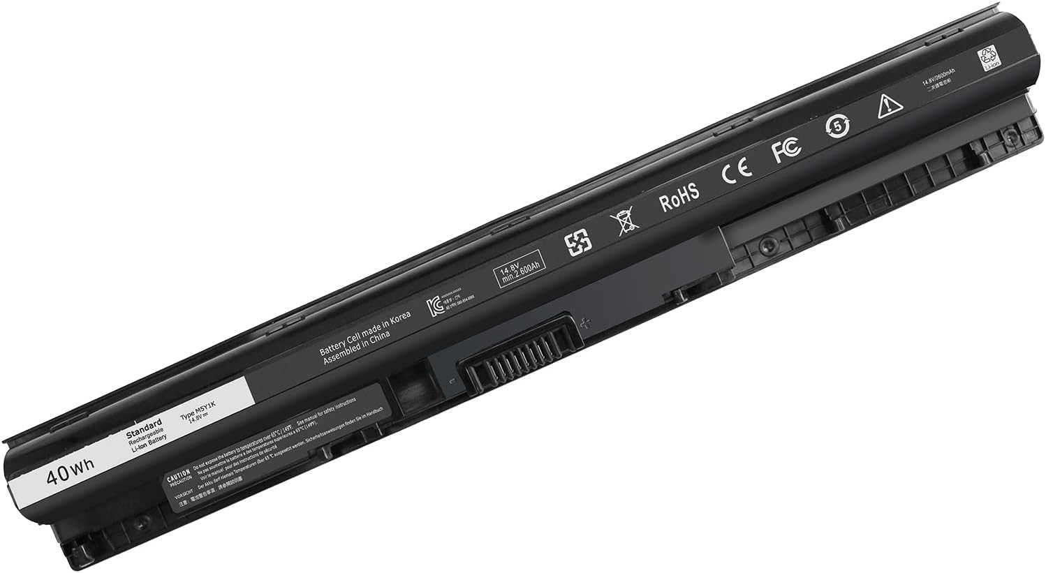 Amazon.com: M5Y1K 14.8V 40wh Battery Replacement for Dell Inspiron 14 ...