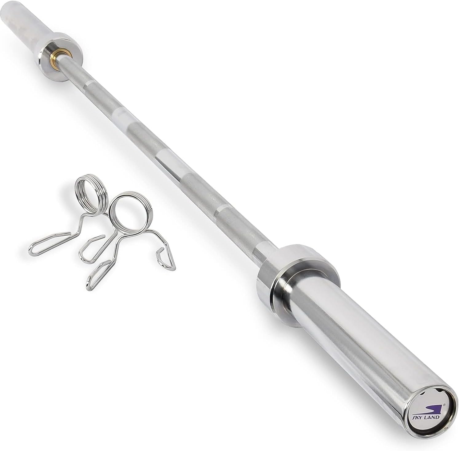 SKY LAND Olympic Barbell Rod Em 9265 Rod 2.2M, Silver, M: Buy Online at ...