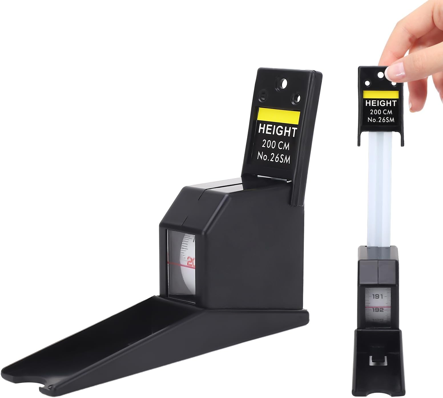 2m Retractable Wall Mounted Height Meter, Portable Height Measurement ...