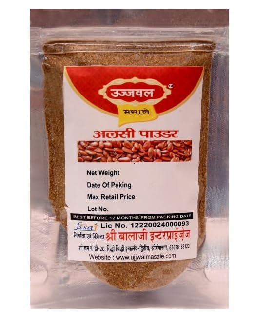 Rosted Flax Seed Powder Pure & Natural Rosted Alsi Powder (50 g ...