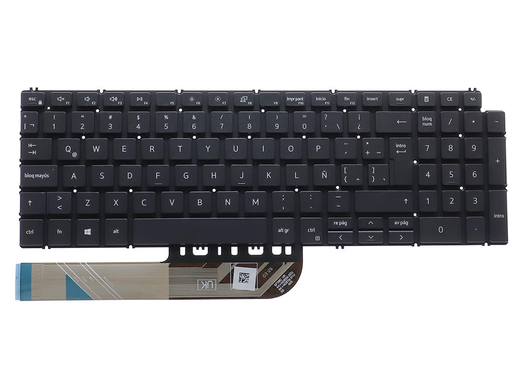 Amazon.com: Latin Spanish Keyboard,Non-Backlit,No Keyboard Trim ...