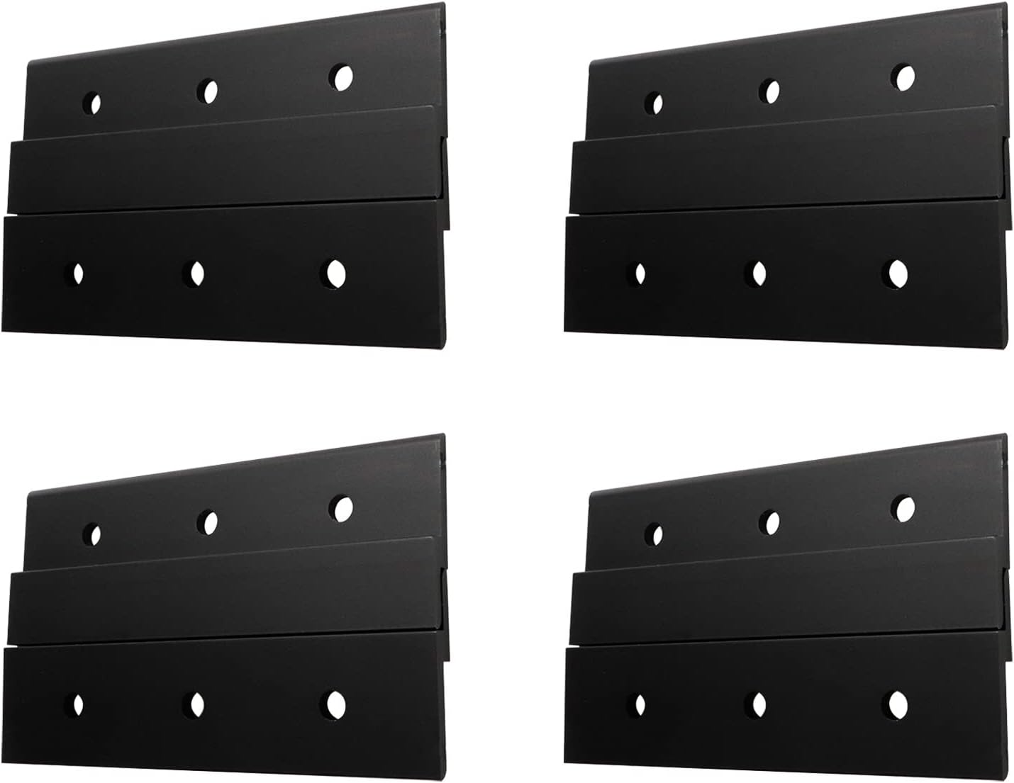 Amazon.com: Tighall 8pcs Black French Cleat 4 Inch Aluminum Z Hanger ...