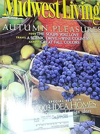 Midwest Living Magazine - September / October, 2003: Various: Amazon ...
