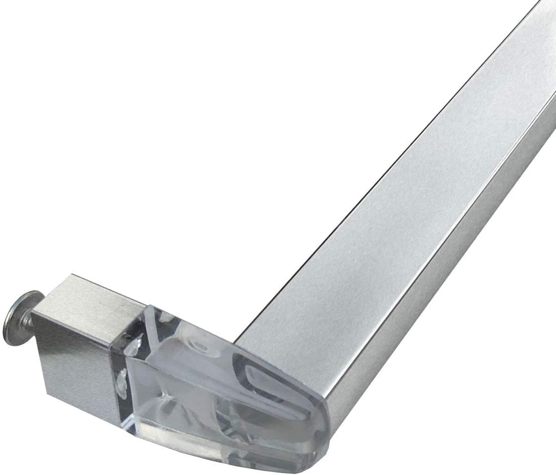 Amazon.com: Gordon Glass® 30" Long Brushed Nickel Framed Sliding Shower ...