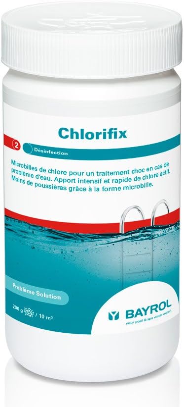 BAYROL Chlorifix 1 kg - Hochwertiges Chlorgranulat zur Stoßbehandlung ...