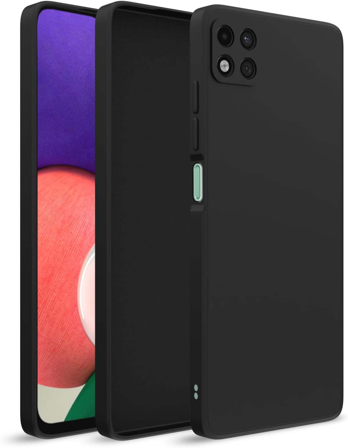 Pikkme Samsung Galaxy A22 5G Back Cover Soft Matte Liquid Silicone TPU ...