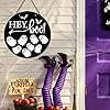 Amazon.com: Halloween Decorations Welcome Door Sign Halloween Front ...