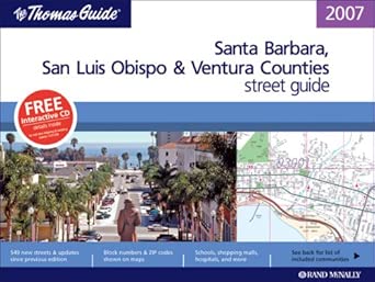 Thomas Guide 2007 Santa Barbara, San Luis Ob, Ventura, California ...