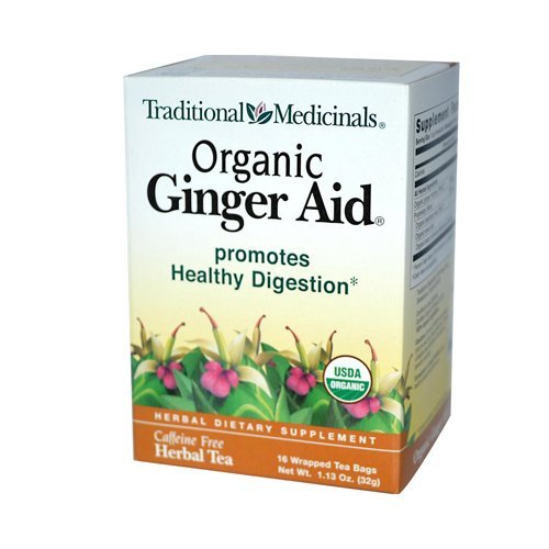 Amazon.com : Traditional Medicinals Herb Tea Og2 Ginger Aid 16 Bag ...