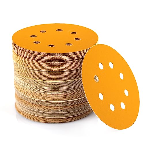 Snapklik.com : 100 Pcs 5 Inch Sanding Discs Hook And Loop Sanding Discs ...