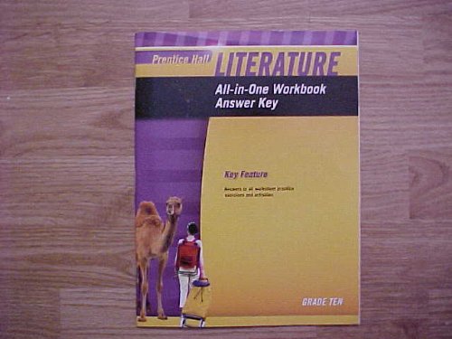 Prentice Hall Literature All - In - One - Workbook Answer Key Grade 10 ...