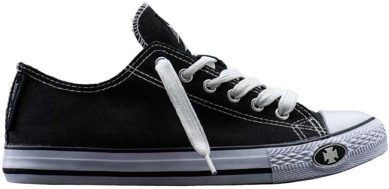 Amazon.com: West Coast Choppers Shoes Warrior Low Tops, Color:Black ...