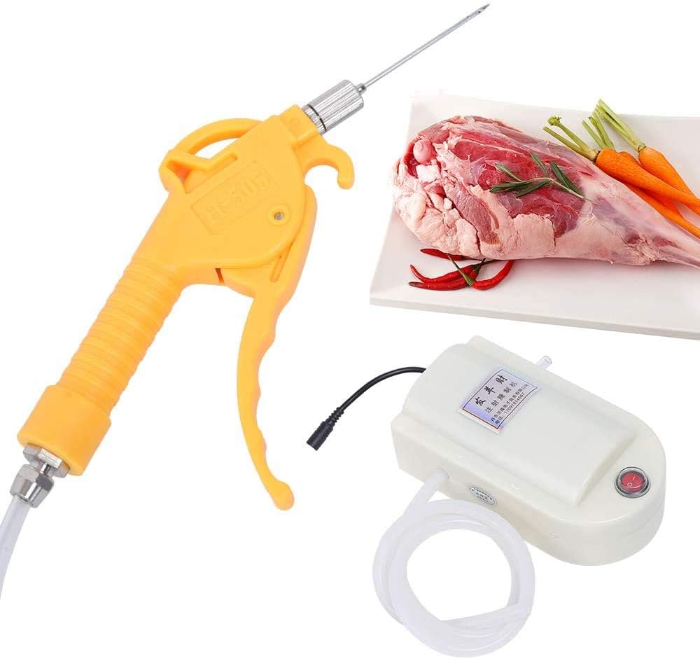 Meat Syringe Marinade Injector Meat Injector Gun Pump With Hose, 70W ...