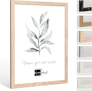 Amazon.com - Bildershop-24 Picture Frame Clara Natural spruce 30 X 60 ...