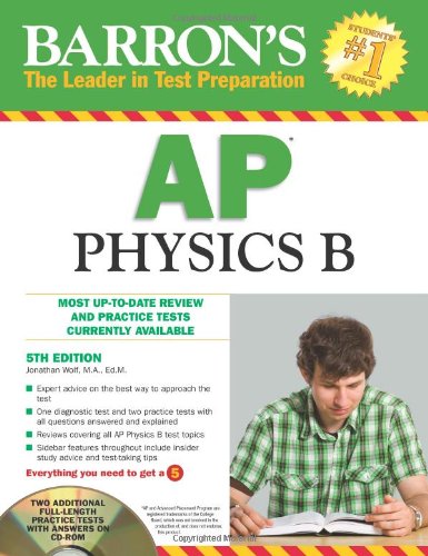 Barron's AP Physics B: Wolf M.A. Ed. M, Jonathan: 9781438070377: Amazon ...