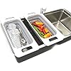 Amazon.com: SAMMART Over The Sink Rectangular Colander (Grey): Home ...