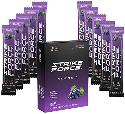 Amazon.com: Strike Force Energy Drink Mix - Grape Flavor - Natural ...