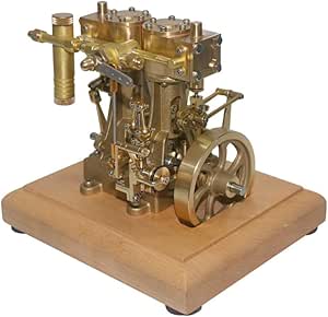 Amazon.com: URMODELAND Stirling Engine Model Kit, 3.7CC Mini Retro ...