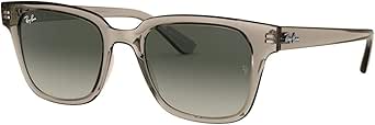Ray-Ban RB4323 Sunglasses Bundle: RB 4323 644971 Transparent Grey and ...