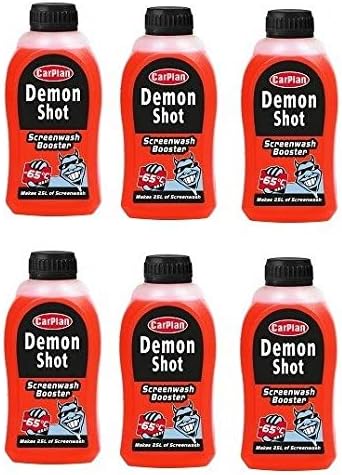 CarPlan Demon Shot Screenwash Booster, 500ml (Pack of 6) : Amazon.co.uk ...