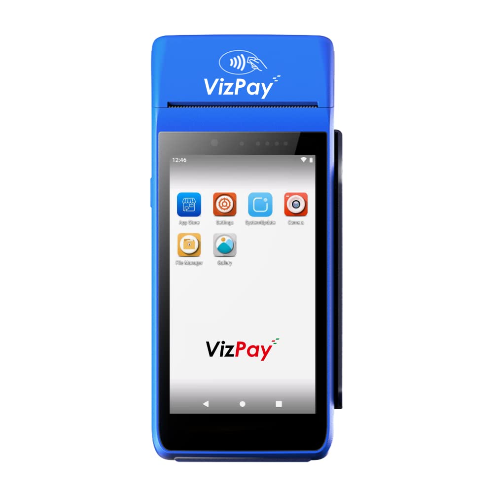 Vizpay P1000 5 Display Android Handheld Pos Terminal Printer Camera ...