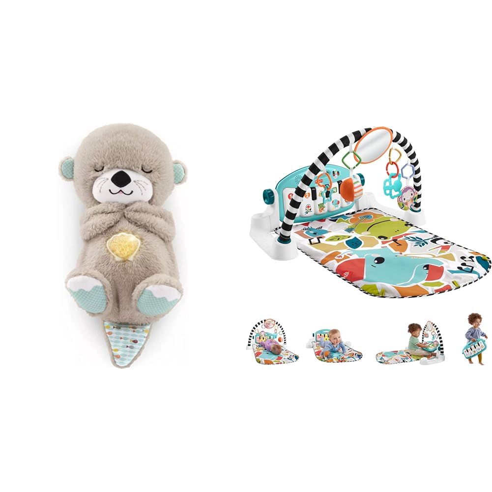 Amazon.com : Fisher-Price Soothe 'n Snuggle Otter Plush Baby Toy & Glow ...