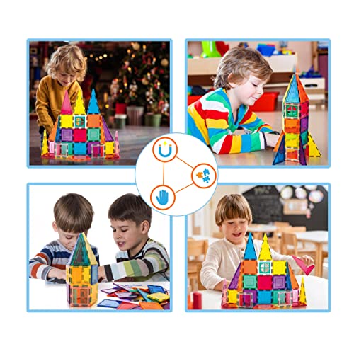 Snapklik.com : Magnetic Tile Rocket Set 36 Piece Construction Toy ...