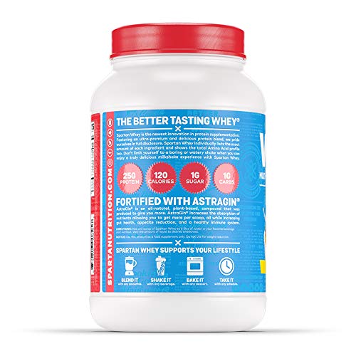 Spartan Whey Protein Powder, Blueberry Muffin 5 lbs -$15.37(78% Off ...