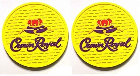 Amazon.com | Crown Royal Salted Caramel Canadian Whisky Bar Coasters ...