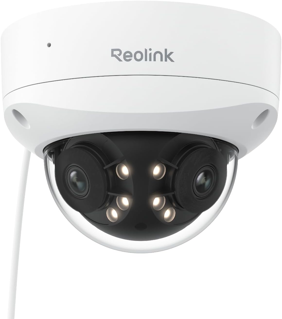 Reolink 4K 8MP 180° Dual-Lens PoE IP Camera, IK10 Vandal-Proof, Person ...