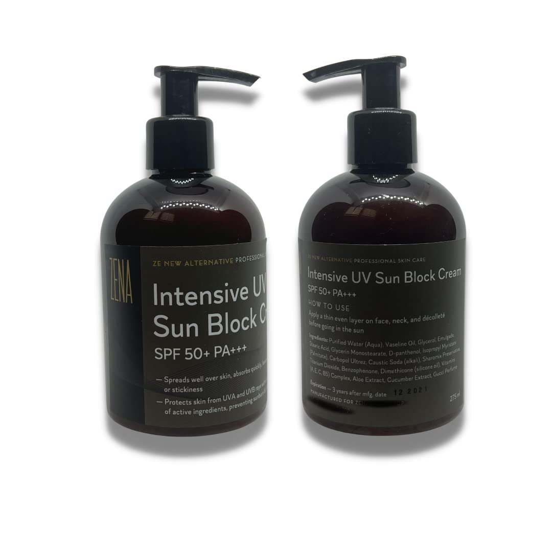 Amazon.com: Zena Intensive UVA / UVB Sun Block Cream Professional daily ...