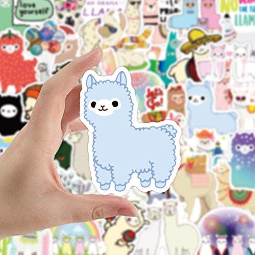 50Pcs Cute Llama Stickers for Laptop Car Bike Helmet Phone Guitar ...