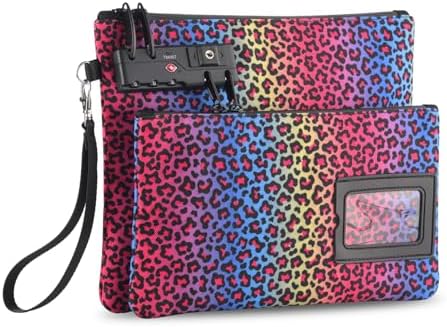 Amazon.com : KOSMCCO Lockable Money Bag - 11x8.6 Inch Durable Nylon ...