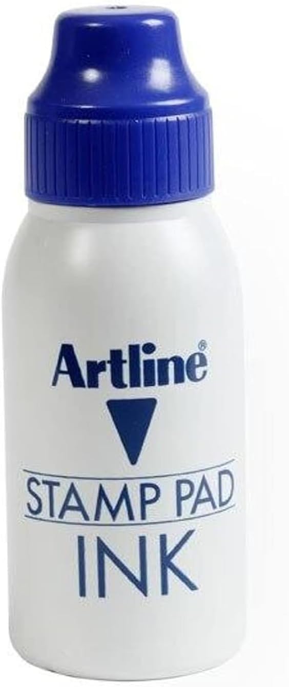 artline 50 CC-A Stamp Pad Ink, Blue : Buy Online at Best Price in KSA ...