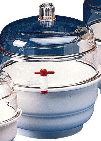 Polycarbonate Vacuum Desiccator with White Polypropylene Bottom, 0.20 ...