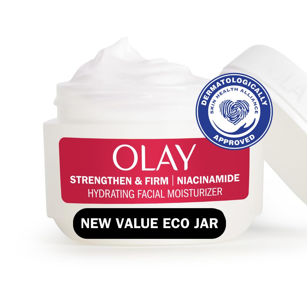 Amazon.com: Olay Strong & Firm Niacinamide Face Moisturizer, 2 oz ...