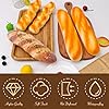 Amazon.com: Meiwlong 5 Pieces Fake Bread Set,Realistic Artificial Bread ...