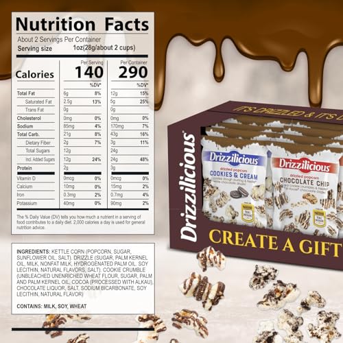 Snapklik.com : Drizzilicious Nestle Drizzled Popcorn - 2oz Pack Of 18 ...